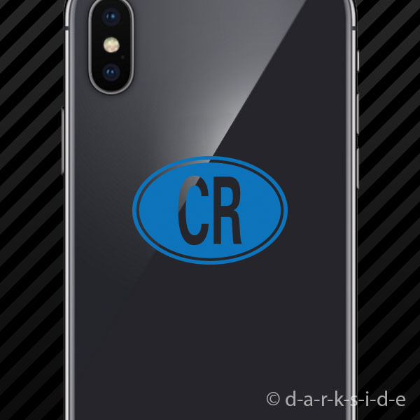 2x Costa Rica Oval Cell Phone Sticker Mobile Country Code Cr Euro EBay 2x-costa-rica-oval-cell-phone-sticker-mobile-country-code-cr-euro-ebay