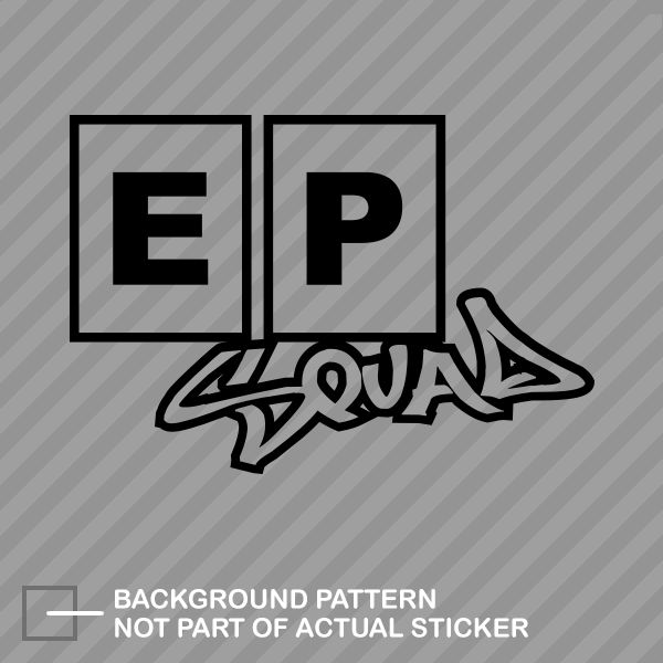 EP Squad Sticker Die Cut Decal jdm #2 | eBay