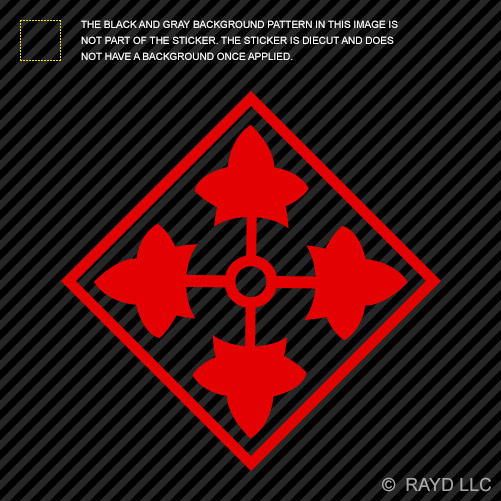 4th ID - Infantry Division Sticker Die Cut Decal fort carson army | eBay