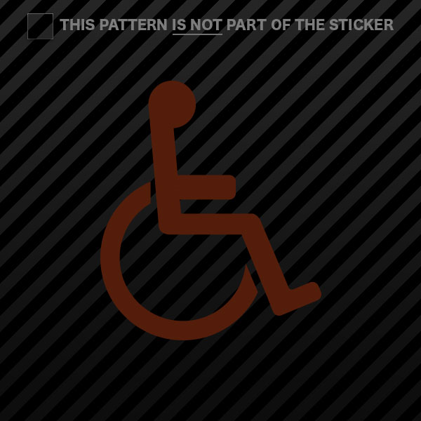 (2x) Handicap Sticker Self Adhesive Vinyl Disabled Assisted | eBay