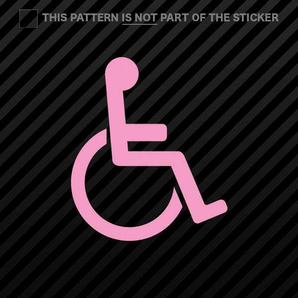 (2x) Handicap Sticker Self Adhesive Vinyl Disabled Assisted | eBay