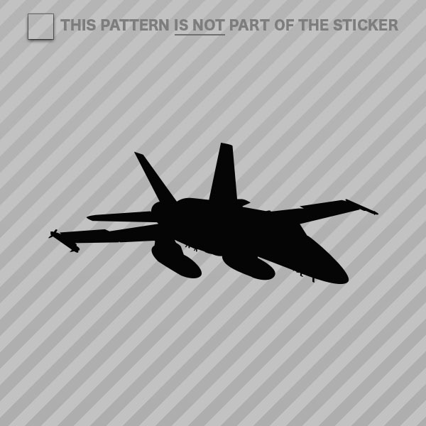 (2x) F-18 Hornet Sticker Self Adhesive Vinyl F18 Super Hornet | eBay