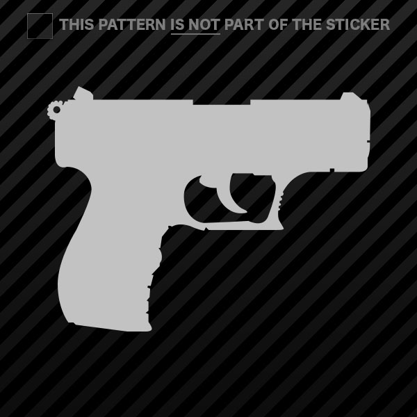 (2x) Walther P22 Sticker Self Adhesive Vinyl p 22 deuce deuce | eBay