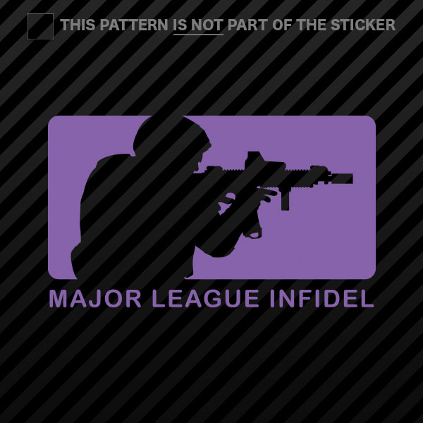 (2x) Major League Infidel Sticker Self Adhesive Vinyl | eBay