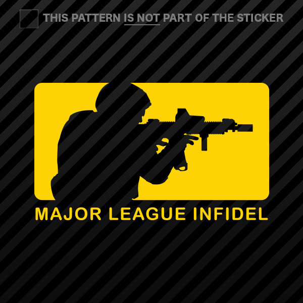 (2x) Major League Infidel Sticker Self Adhesive Vinyl | eBay