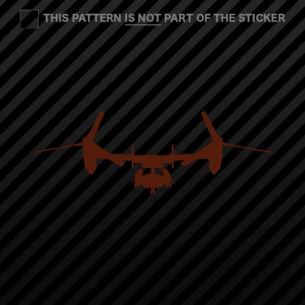 (2x) V-22 Osprey Sticker Self Adhesive Vinyl stol vtol tiltrotor v22 #2 ...