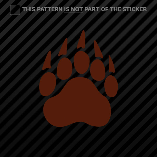 (2x) Bear Claw Sticker Self Adhesive Vinyl grizzly outdoors | eBay