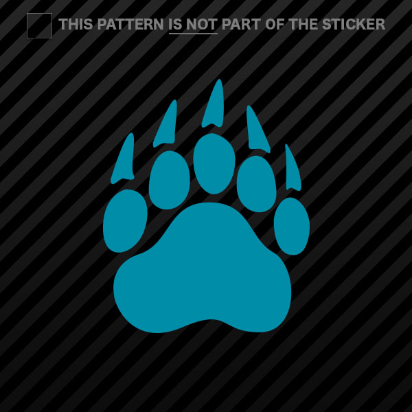 (2x) Bear Claw Sticker Self Adhesive Vinyl grizzly outdoors | eBay