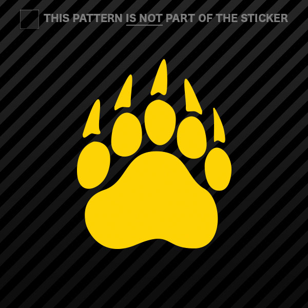 (2x) Bear Claw Sticker Self Adhesive Vinyl grizzly outdoors | eBay