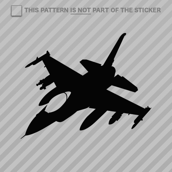 (2x) F-16 Fighting Falcon Sticker Self Adhesive Vinyl Fighter F16 | eBay