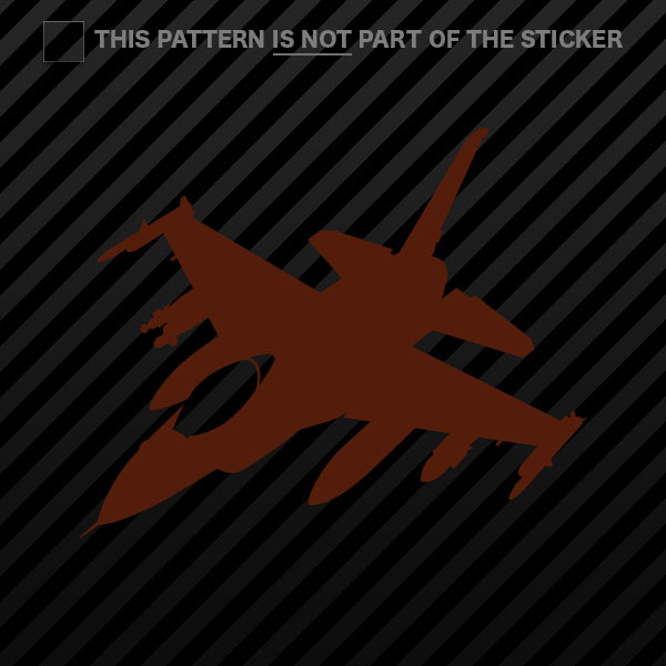 (2x) F-16 Fighting Falcon Sticker Self Adhesive Vinyl Fighter F16 | eBay.de