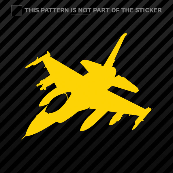 (2x) Pegatina F-16 Fighting Falcon autoadhesiva vinilo luchador F16 | eBay