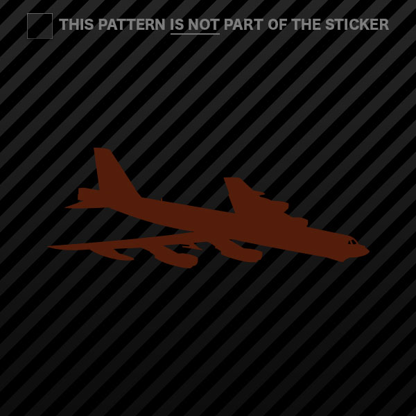 (2x) B-52 Stratofortress Sticker Self Adhesive Vinyl bomber b52 V1 | eBay