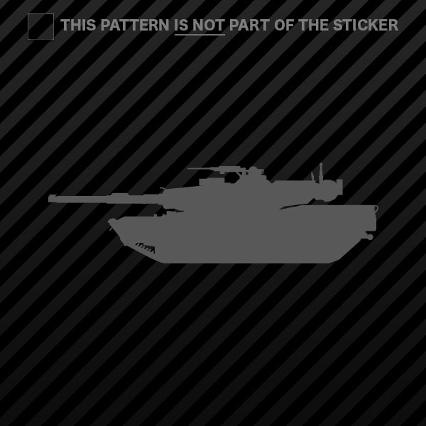 (2x) M1A1 Abrams Sticker Self Adhesive Vinyl M1 Tank | eBay