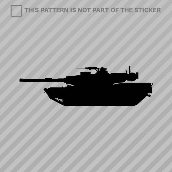 (2x) M1A1 Abrams Sticker Self Adhesive Vinyl M1 Tank | eBay