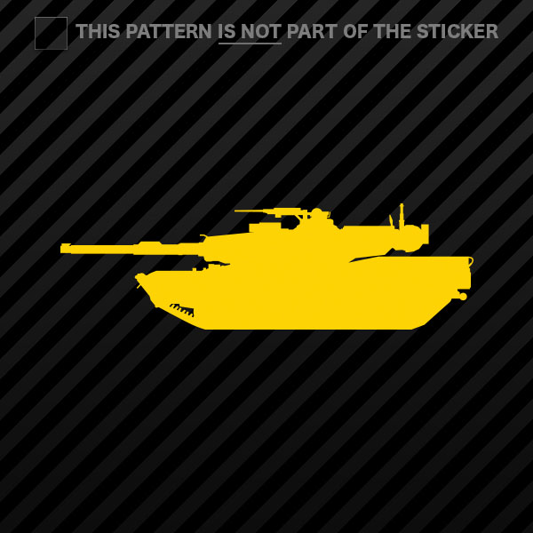 (2x) M1A1 Abrams Sticker Self Adhesive Vinyl M1 Tank | eBay