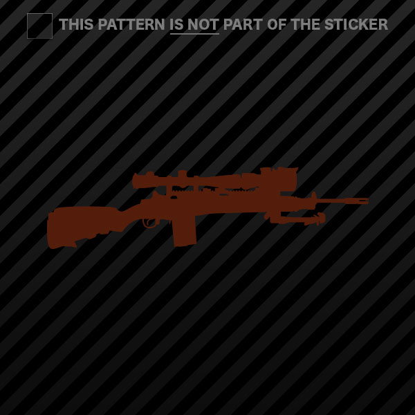 (2x) M21A / C-IED Rifle Sticker Self Adhesive Vinyl m14 m21 crazy | eBay