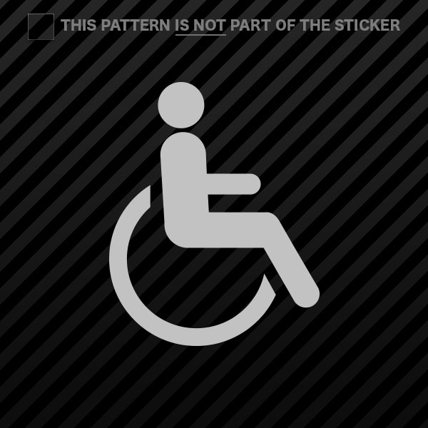 (2x) Handicap Sticker Self Adhesive Vinyl wheelchair accessible | eBay