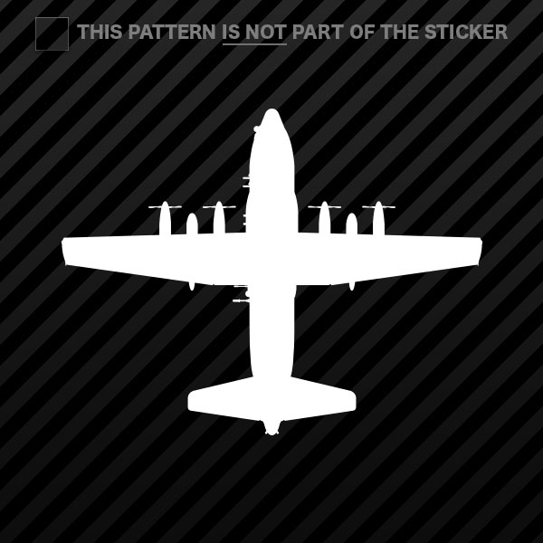 (2x) AC-130 Spectre Sticker Vinyl Spooky Stinger II Ghostrider AC-130H ...