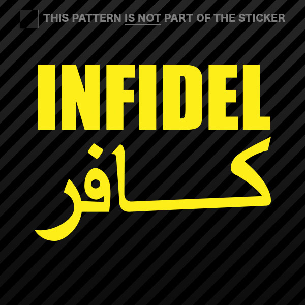 (2x) Infidel Sticker Self Adhesive Vinyl 2A second amendment | eBay