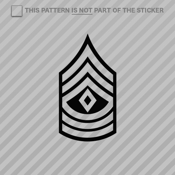 (2x) E-8 First Sergeant Rank Sticker Self Adhesive Vinyl 1SG OR-8 E8 US ...