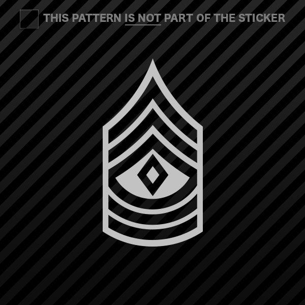 (2x) E-8 First Sergeant Rank Sticker Self Adhesive Vinyl 1SG OR-8 E8 US ...