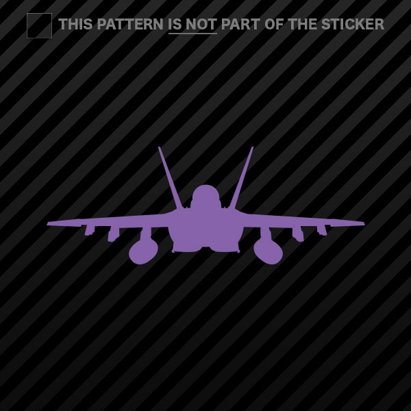 (2x) F-18 Hornet Sticker Self Adhesive Vinyl f18 jet aircraft | eBay