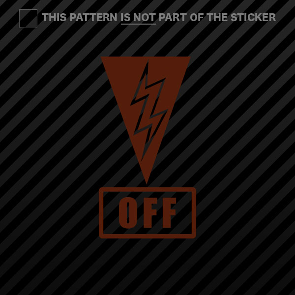 (2x) Master Switch OFF Sticker Self Adhesive Vinyl SCCA NHRA safety | eBay