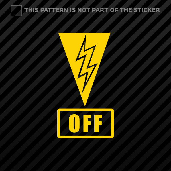 (2x) Master Switch OFF Sticker Self Adhesive Vinyl SCCA NHRA safety | eBay