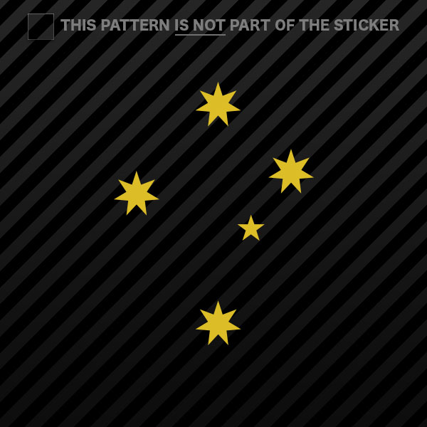 (2x) Australian Southern Cross Sticker Self Adhesive Vinyl crux | eBay