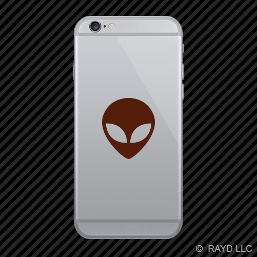 (2x) Alien Cell Phone Sticker Mobile mars area 51 #2 many colors | eBay