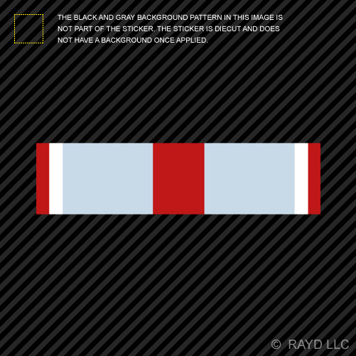 8" Air Force Recognition Ribbon Sticker Self Adhesive Vinyl usaf active ...