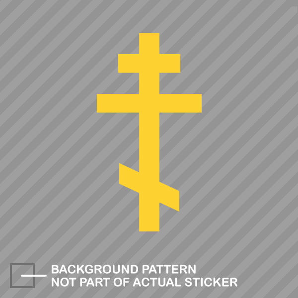Eastern Orthodox Cross Sticker Decal Vinyl Byzantine | eBay