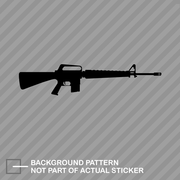 M-16 Sticker Die Cut Decal AR15 M16 AR-15 | eBay