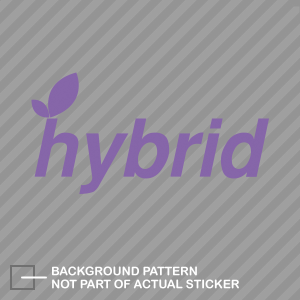 Hybrid Sticker Decal Vinyl go green environmental | eBay