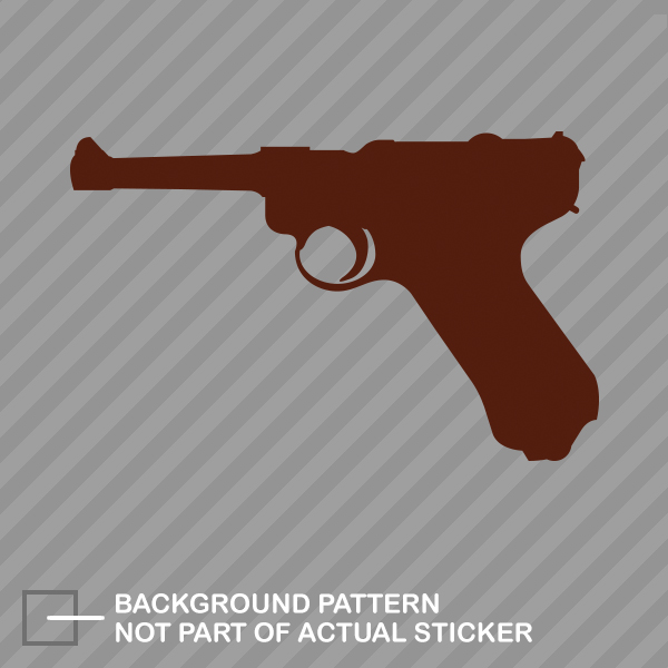 Luger Sticker Decal Vinyl P08 P-08 German handguns | eBay