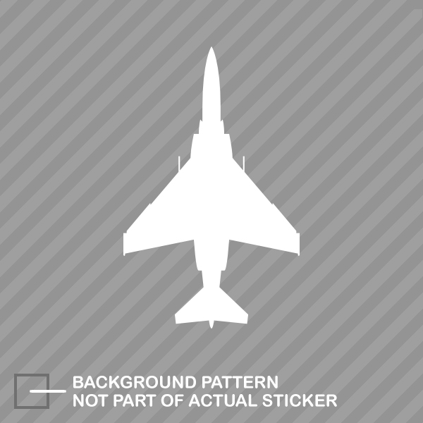 F-4 Phantom Sticker Decal Vinyl F4 jet plane military air force rhino ...
