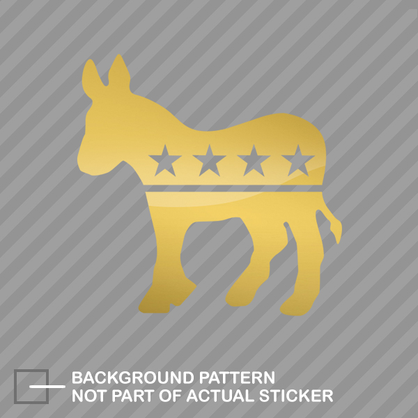 Democrat Logo Sticker Die Cut Decal Donkey liberal progressive | eBay