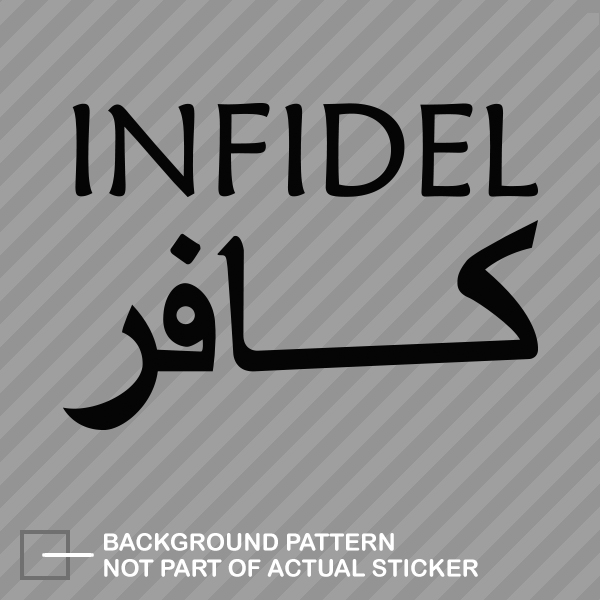 Infidel Sticker Decal Vinyl #2 | eBay