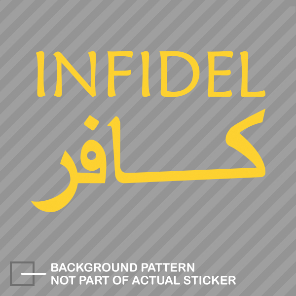 Infidel Sticker Decal Vinyl #2 | eBay