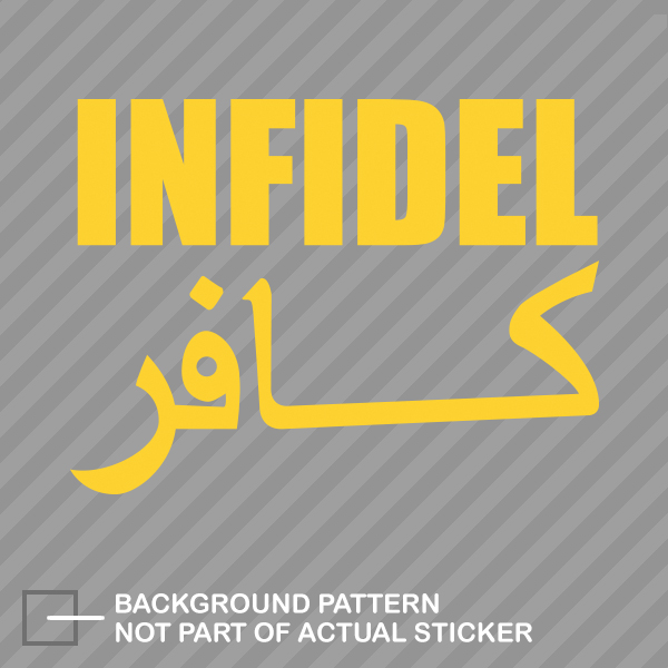 Infidel Sticker Decal Vinyl | eBay