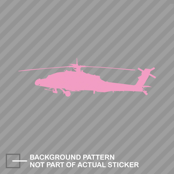 AH-64 Apache Sticker Decal Vinyl F4 military monster helicopter attack ...