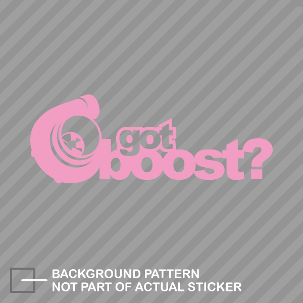 Turbo Got Boost Sticker Decal Vinyl jdm | eBay