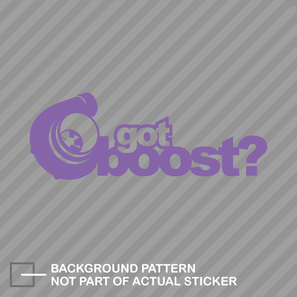 Turbo Got Boost Sticker Decal Vinyl jdm | eBay
