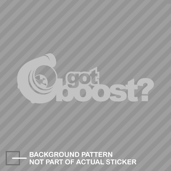 Turbo Got Boost Sticker Decal Vinyl jdm | eBay