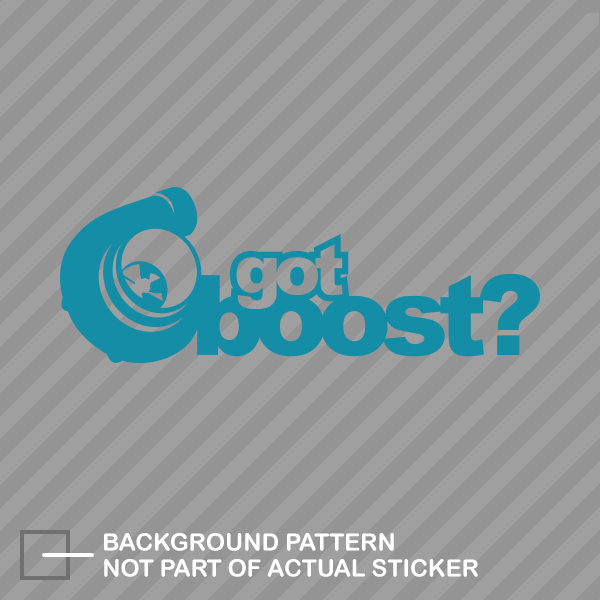 Turbo Got Boost Sticker Decal Vinyl jdm | eBay