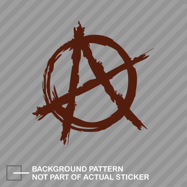 Anarchy Symbol Sticker Decal Vinyl occupy logo | eBay