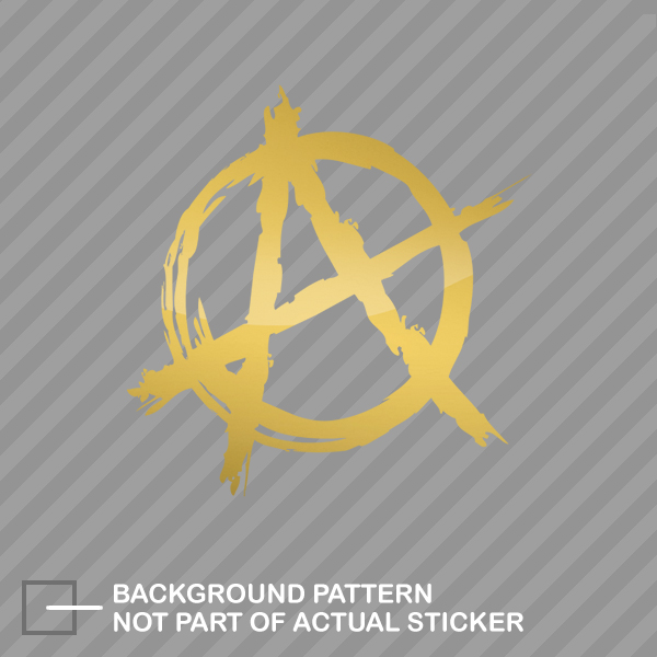 Anarchy Symbol Sticker Decal Vinyl occupy logo | eBay