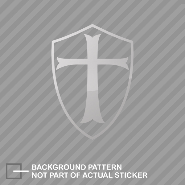 Knight's Templar Shield Sticker Decal Vinyl knight | eBay