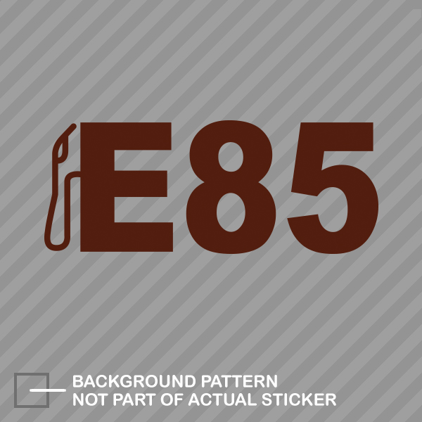 E85 Sticker Decal Vinyl fossil fuels ethanol fuel | eBay